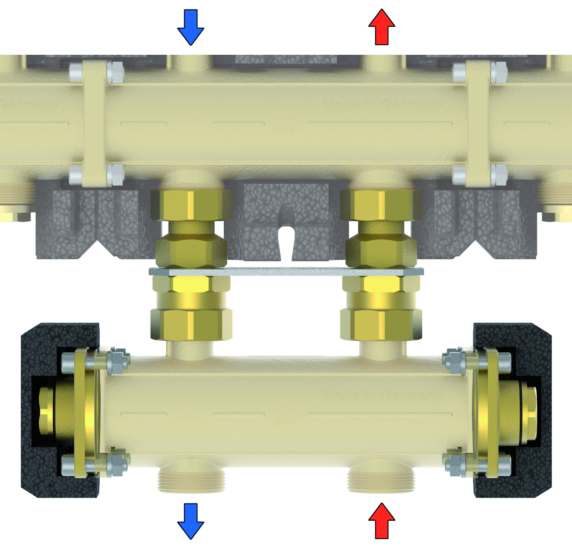Hydraulische Weiche DN 20 (¾")